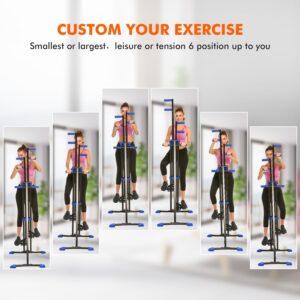 Upgraded Vertical Climber Exercise Machine, Folding Vertical Climber Cardio Exercise Machine Stepper Stair Climber for Full Body Workout Training