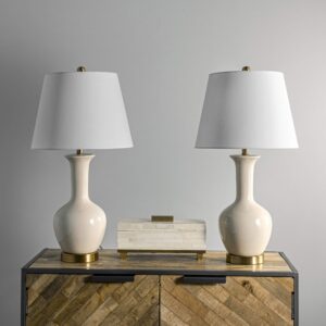 nuLOOM Rockville 27" Ceramic Table Lamp Set