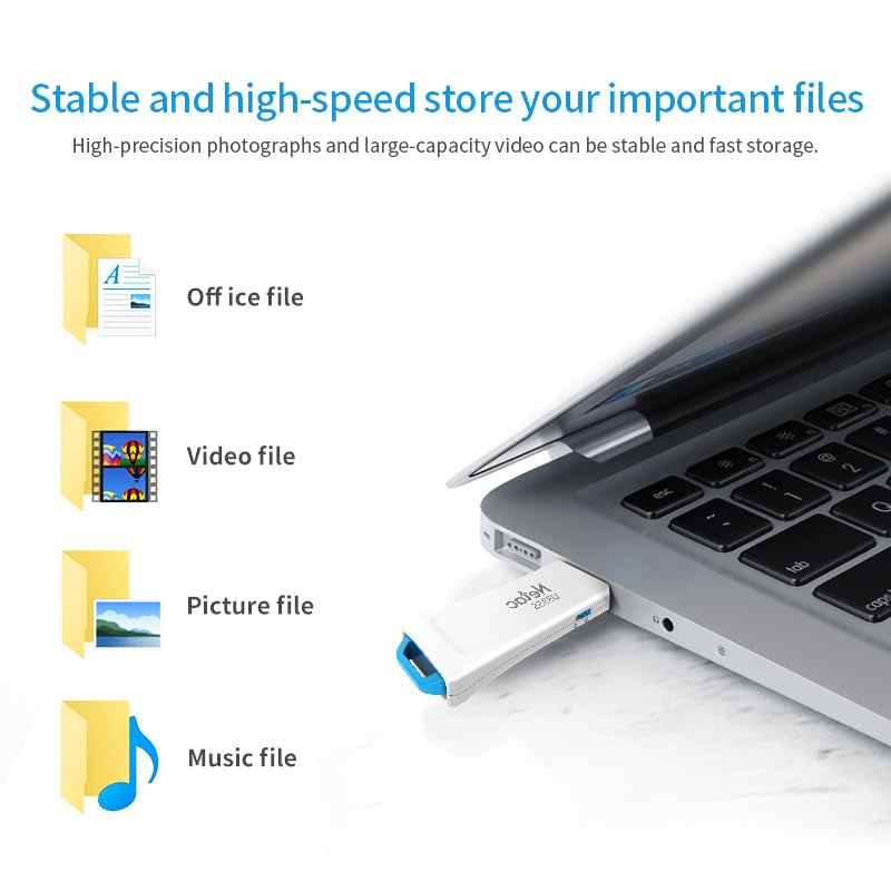 Netac 64GB USB 3.0 Flash Drive Up to 90MB/s Thumb Drive for Data Storage, Pen Drive Write Protection with Push-Pull Design Memory Stick for External Storage Data/Computer/PC/Laptop/Sound-U335S