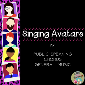 singing avatar bundle - public speaking and singing avatars