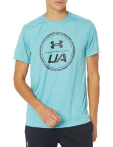 under armour speed stride graphic short sleeve t-shirt, cosmos (476)/black, xx-large