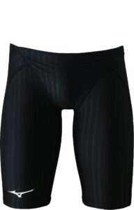 mizuno stream ace men's jammer swimsuit, black, size 20