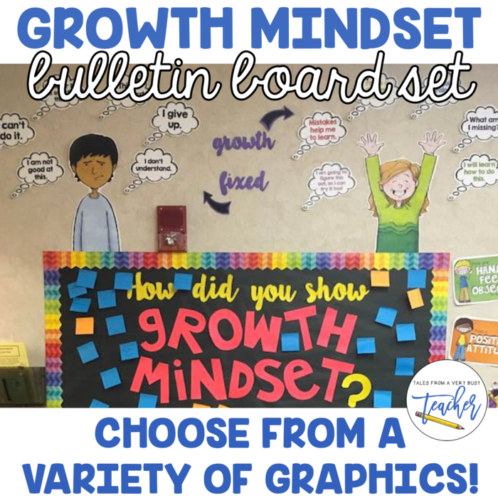 Growth Mindset Bulletin Board Set