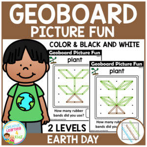 geoboard picture fun: earth day