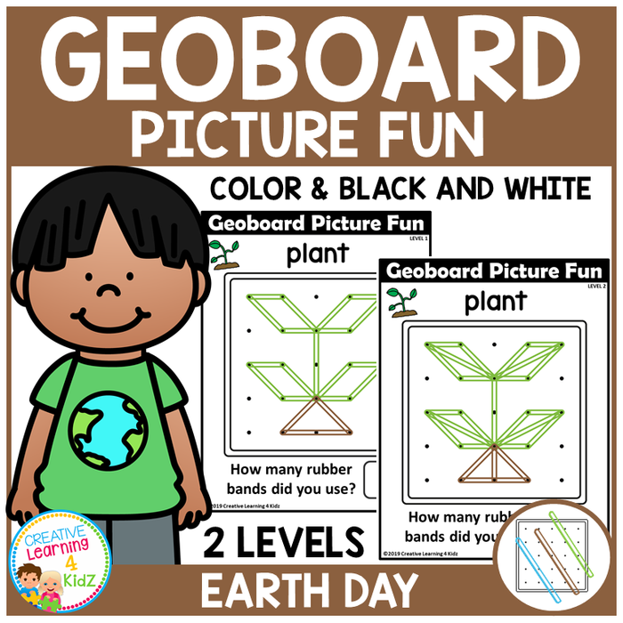 Geoboard Picture Fun: Earth Day