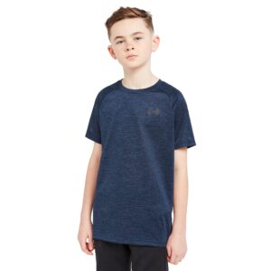 under armour boys tech 2.0 short-sleeve t-shirt , academy blue (408)/academy blue , medium