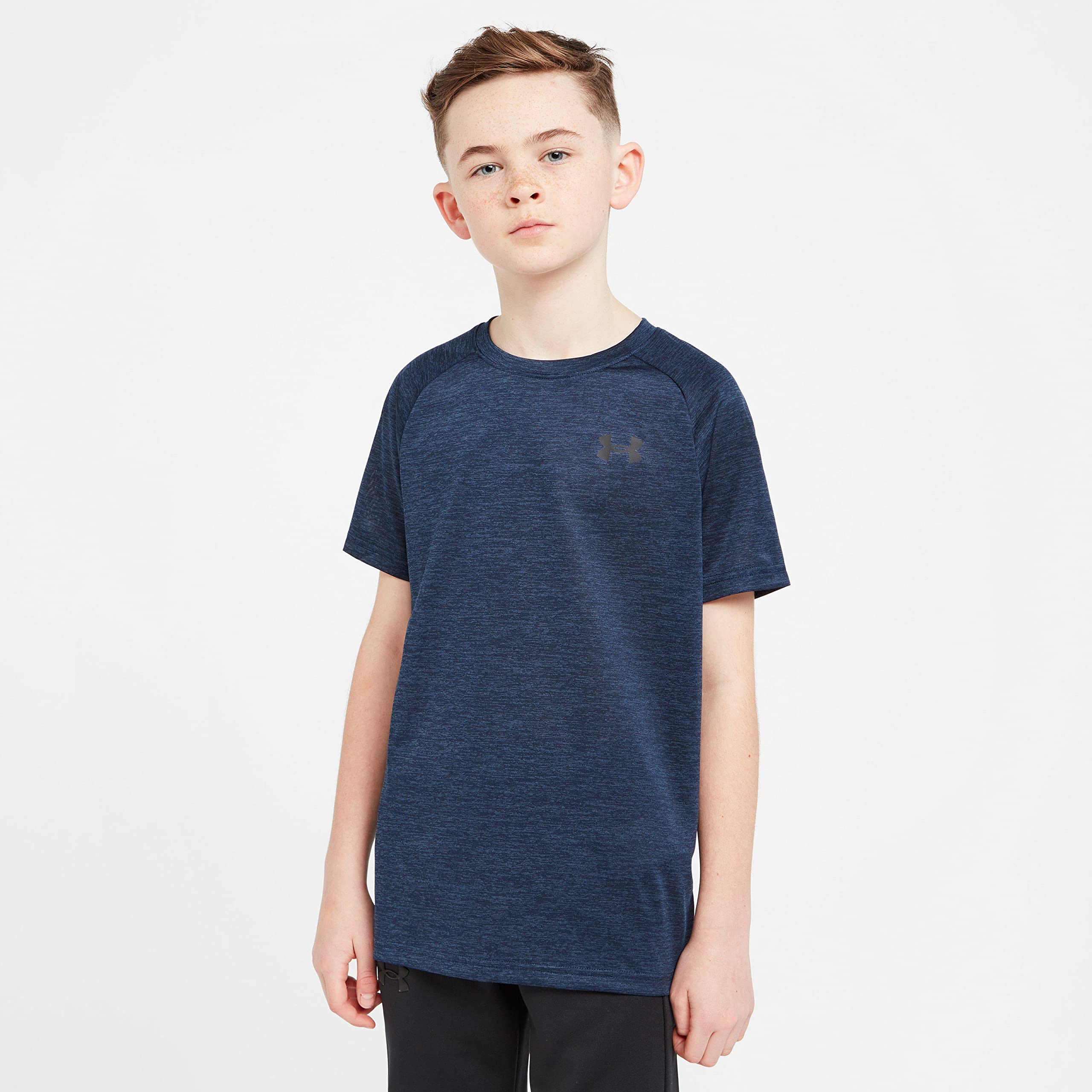 Under Armour Boys Tech 2.0 Short-Sleeve T-Shirt , Academy Blue (408)/Academy Blue , X-Large