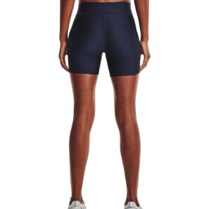 Under Armour Heatgear Armour Mid Rise Middy, Midnight Navy/White, Small