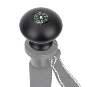 trekking poles knob handle grip, outdoor universal monopod walking stick knob, compass monopod tripod head with 3/8" screw hole