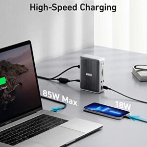 Anker 577 Docking Station (13-in-1, Thunderbolt 3) 85W Charging for Laptop, 18W for Phones, 4K Dual Display, 10 Gbps USB-C Data, Ethernet, Audio, SD 4.0