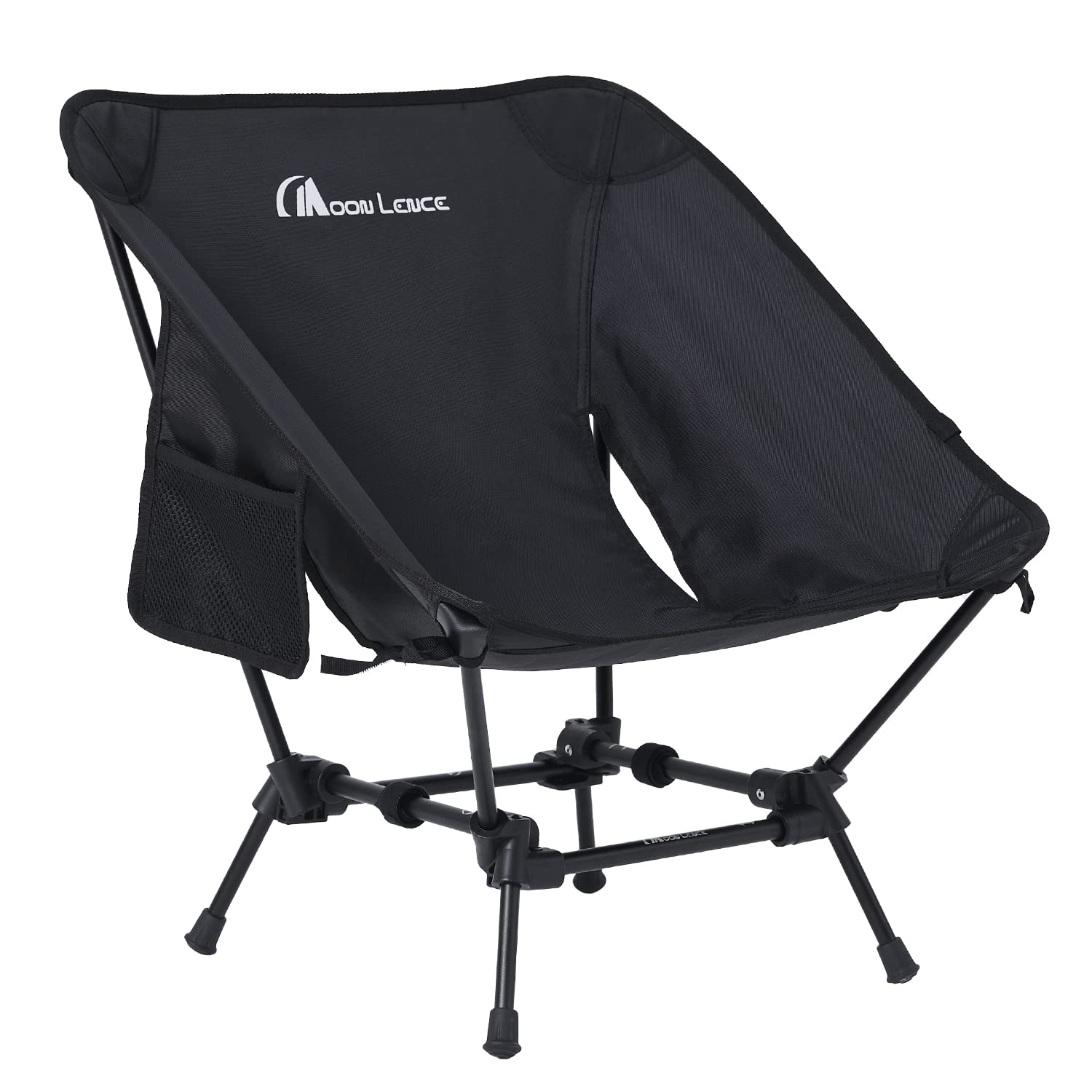 MOON LENCE Backpacking Chair Outdoor Camping Chair Compact Portable Folding Chairs with Side Pockets Packable Lightweight Heavy Duty for Camping Backpacking Hiking