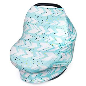 multi use nursing breastfeeding cover scarf car seat canopy by busy monkey-shopping cart-high chair-stroller and carseat covers for boys and girls-infinity stretchy shawl-baby shower-arrows