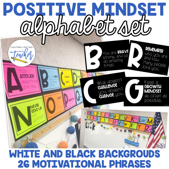 Positive Mindset Alphabet