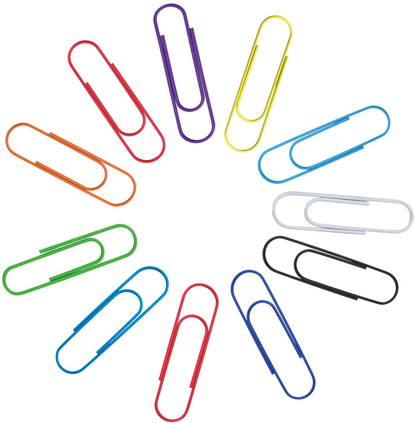 Paper Clips, 40 Pack 4 Inches Mega Large Paper Clips - 100mm Extra Large Multicolored Jumbo Coated Paperclips Big Sheet Holder for Office School Document Organizing