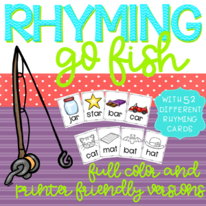 rhyming go fish