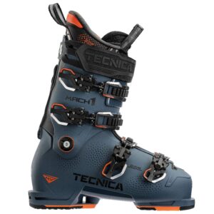 tecnica men's mach1 mv mid volume 120 all-mountain ski boots, dark avio, 25.5