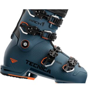 Tecnica Men's Mach1 MV Mid Volume 120 All-Mountain Ski Boots, Dark Avio, 25.5