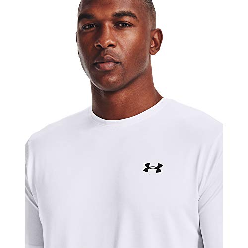 Under Armour mens Training Vent 2.0 Short-Sleeve T-Shirt , White (100)/Black , X-Large