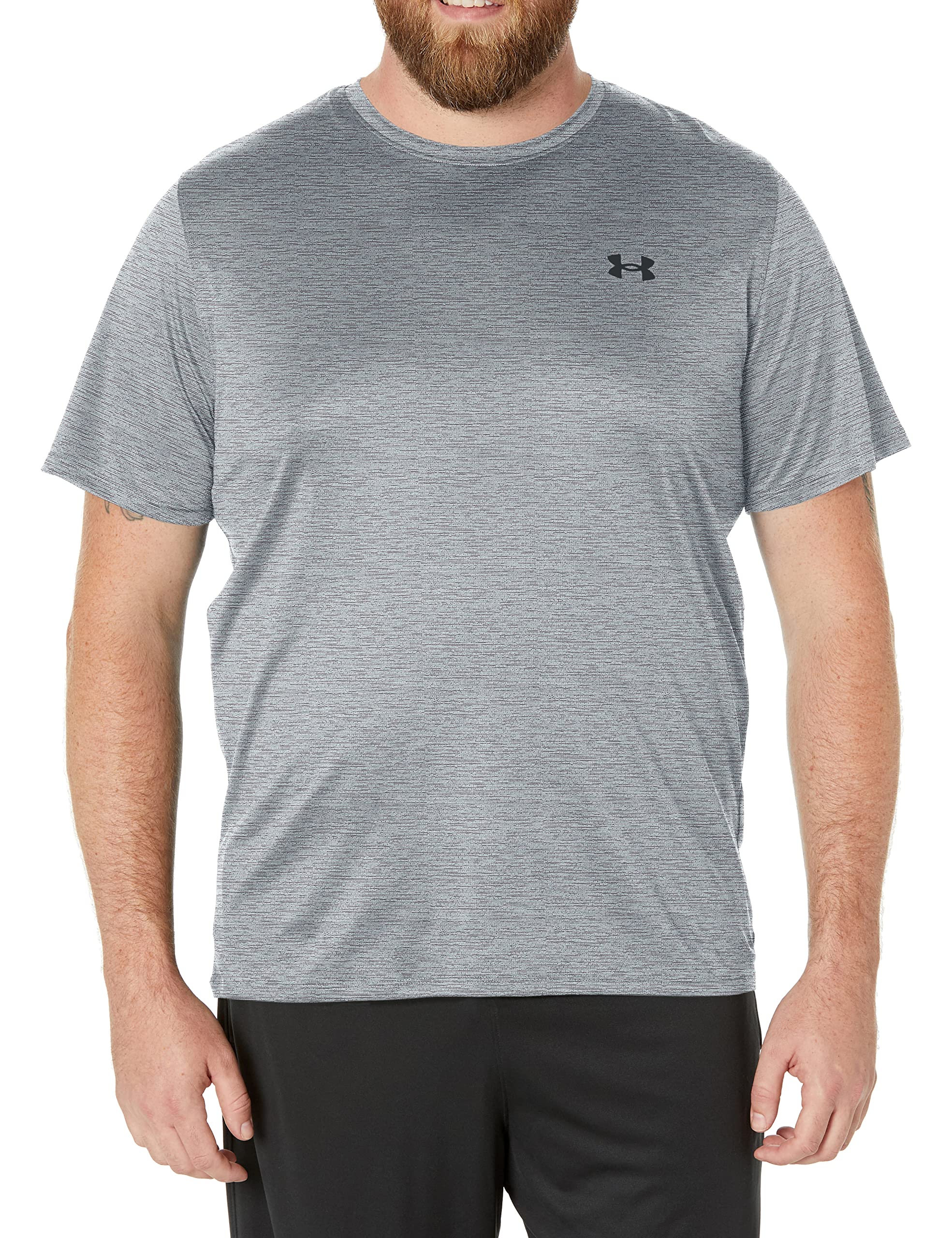 Under Armour mens Training Vent 2.0 Short-Sleeve T-Shirt , Pitch Gray (012)/Black , 3X-Large