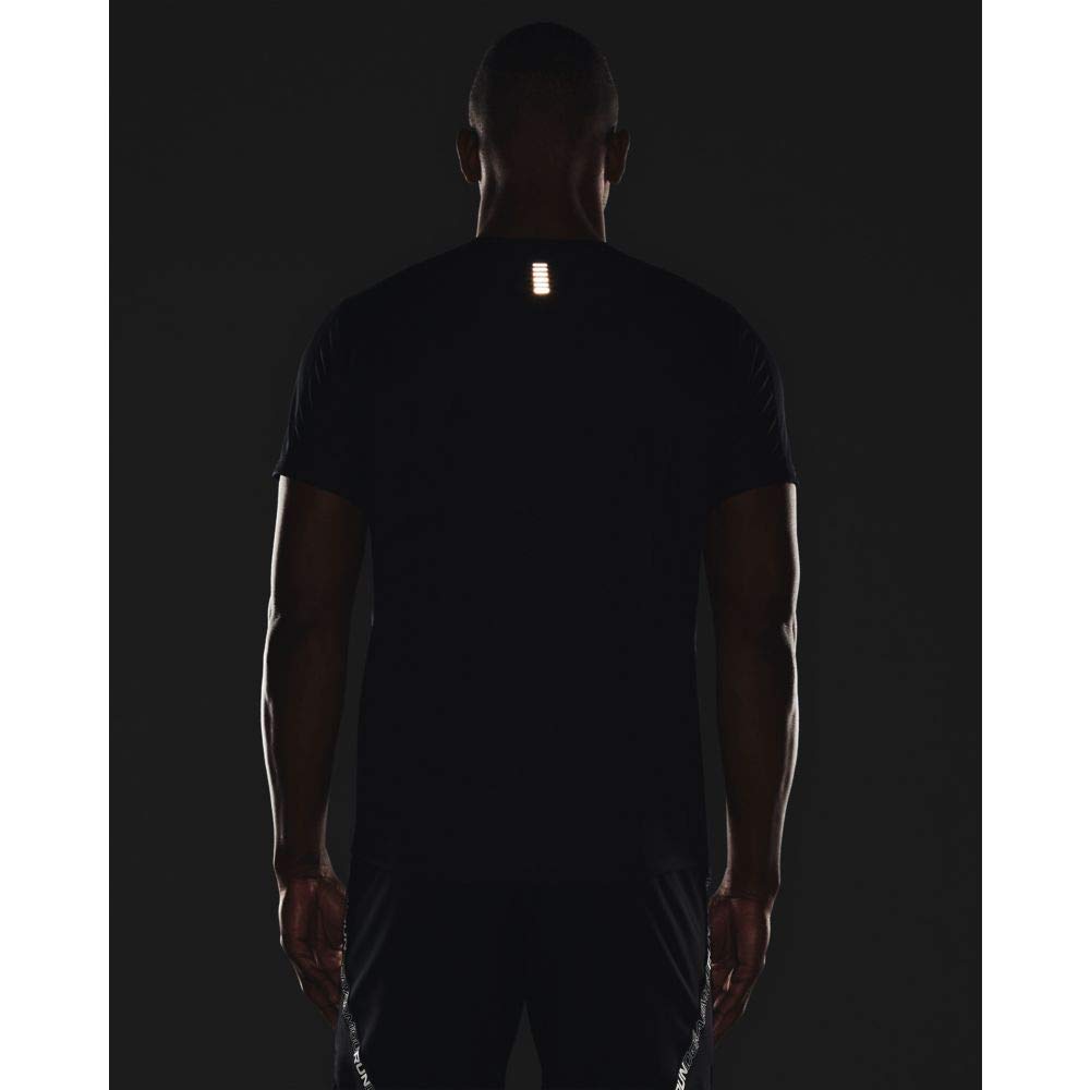 Under Armour Men's Speed Stride Short-Sleeve T-Shirt , Black (001)/Reflective , Small