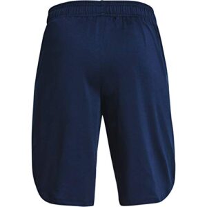 Under Armour Training Stretch Shorts, Academy Blue (408)/White, Youth X-Small