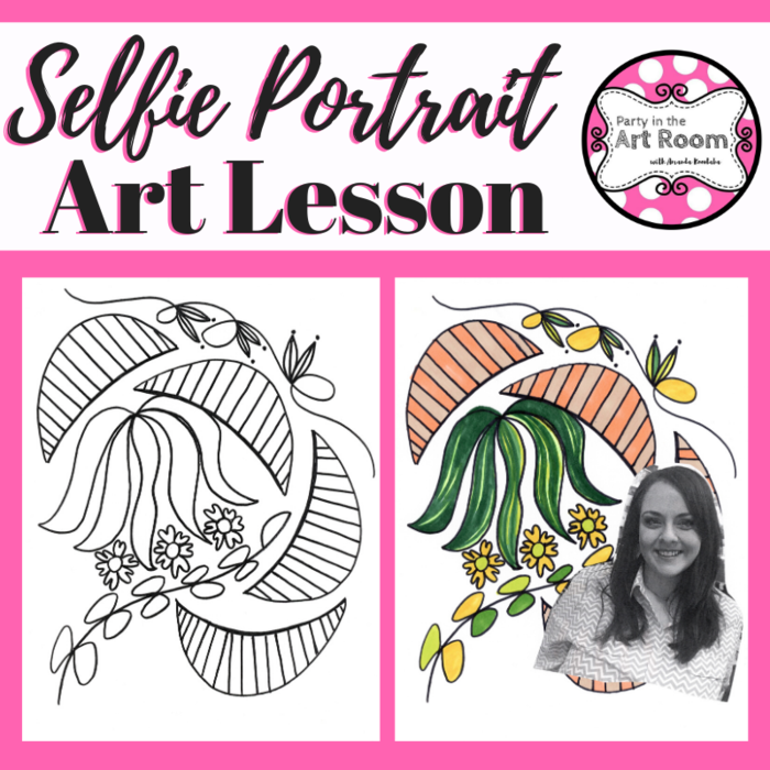 Selfie Portrait Art Lesson