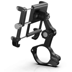 GUB PLUS11 Bicycle & Motorcycle Phone Mount, Aluminum Alloy Bike Phone Holder with 360° Rotation Adjustable for iPhone X XR Xs 7s 8 Plus, for Samsung S7/S6/Note5/4 GPS Mount 4 to 6.8 Inch