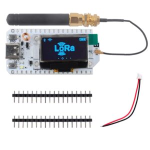 diymalls 915 esp32 lora oled board v3 type-c sx1262 + 915mhz lora antenna u.fl ipex to sma for arduino iot lorawan gateway, not compatible with lora 32 v2