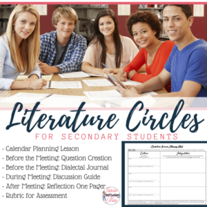 literature circles / book clubs - a digital and printable resource for distance learning