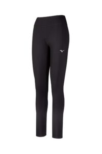 mizuno women's full length tight, black, large