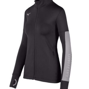 Mizuno Women's Alpha Quest Jacket, Black-Shade, X-Small