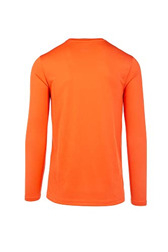 Mizuno Men's Long Sleeve Tee, Orange, X-Small