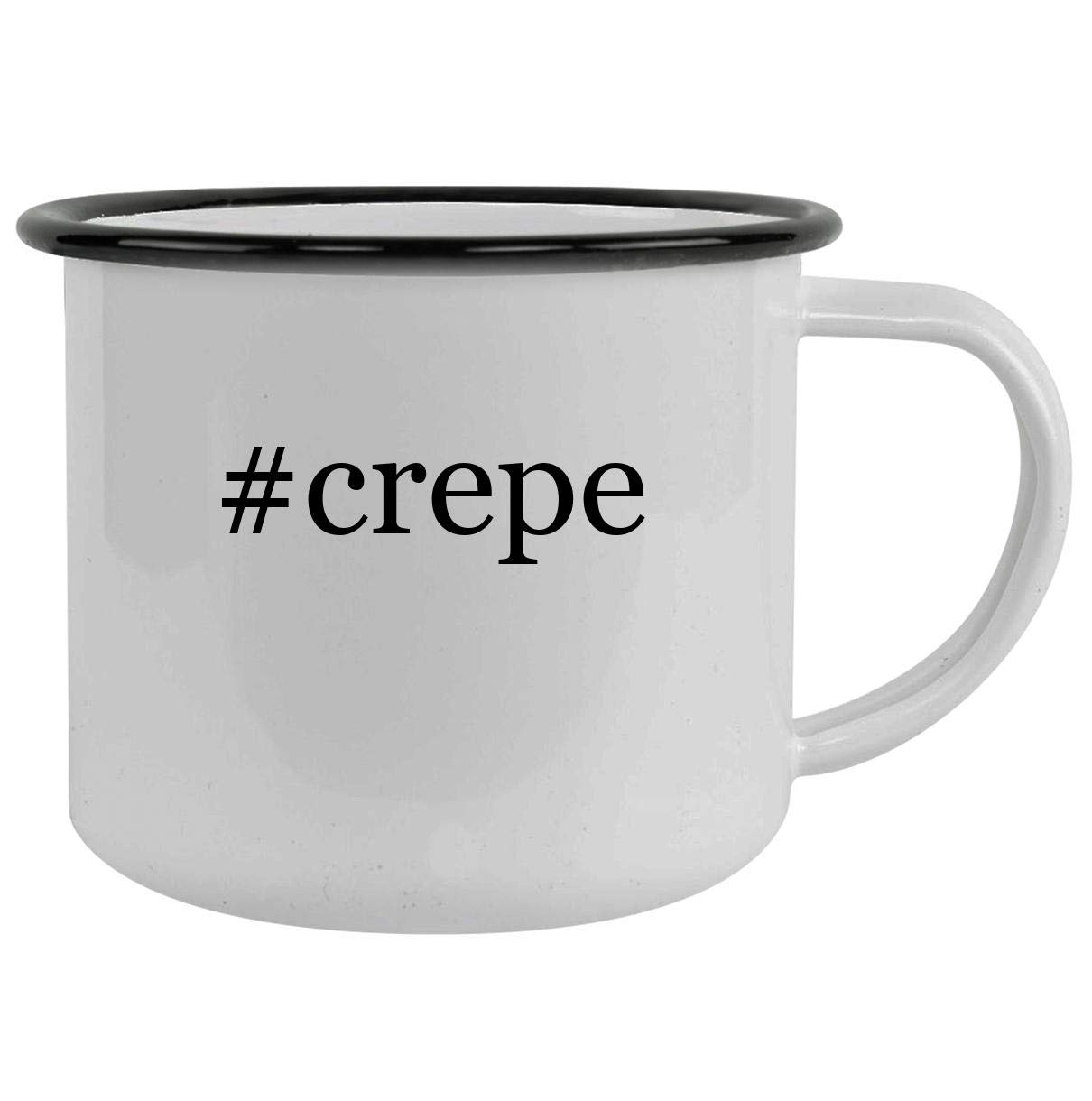 Molandra Products #crepe - 12oz Hashtag Camping Mug Stainless Steel, Black