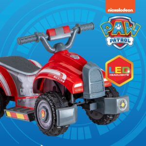 Kid Trax Nickelodeon's Paw Patrol Toddler Quad Electric Ride On Toy, 18-30 Months, 6 Volt, Max Weight 44 lbs, Blue, Large