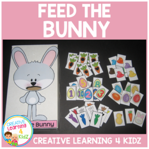 feed the bunny easter activity