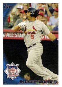 2010 topps update #us-200a albert pujols st. louis cardinals mlb baseball card nm-mt