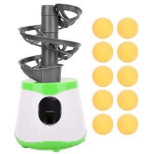 kid beginners ping pong automatic machine, 10 balls table tennis trainer balls launcher training machine table tennis robot