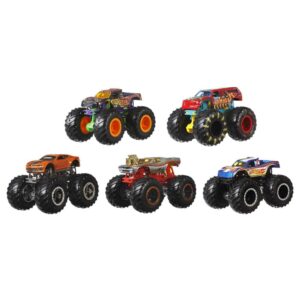 hot wheels 2021 monster trucks bigfoot legacy 5-pack