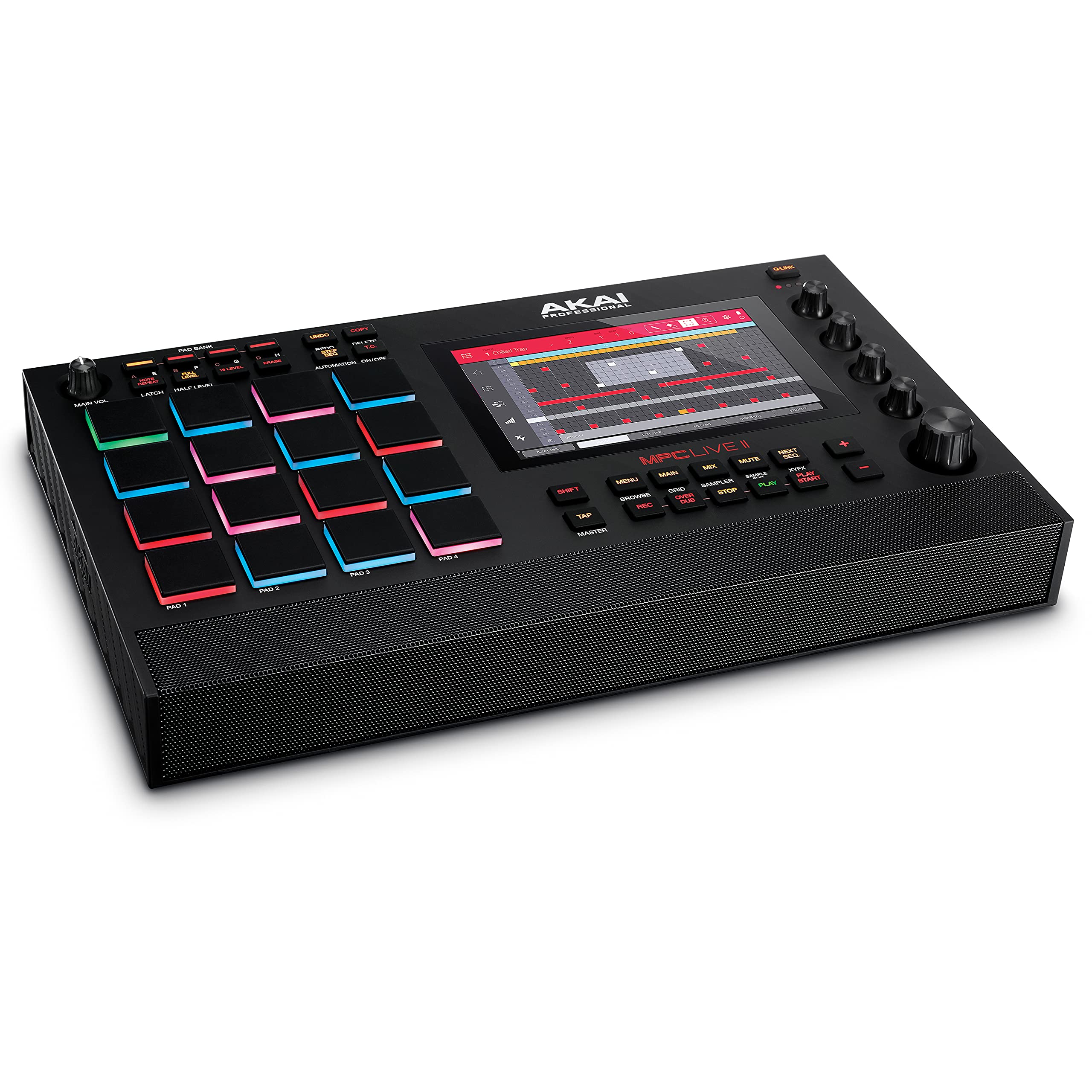 AKAI Professional MPC Live II – Battery Powered Drum Machine, Sampler and Beat Maker With Speakers, Drum Pads, Synth Engines and Touch Display