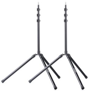 k&f concept 79 inch/2.01m light stand, studio photography tripod, heavy duty for studio, speedlight, reflector, flash, softbox, umbrella, backgrounds, portrait - 2 pack