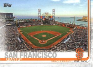 baseball mlb 2019 topps #616 oracle park #616 nm near mint giants