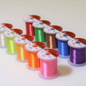 HITENA Rod Wrapping Thread - Metallic Noble 10 Color Pack (100yd)