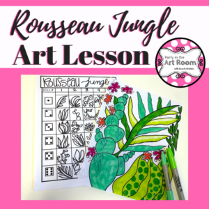 rousseau jungle art lesson