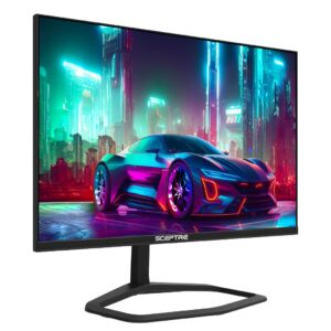 Sceptre New 25-inch 1ms Gaming LED Monitor HDMI DP (DisplayPort) up to 240Hz Build-in Speakers, Machine Black 2023 (E255B Series)