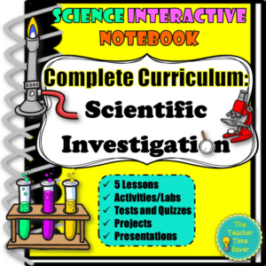 scientific investigation interactive notebook