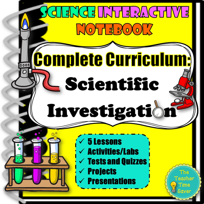 Scientific Investigation Interactive Notebook