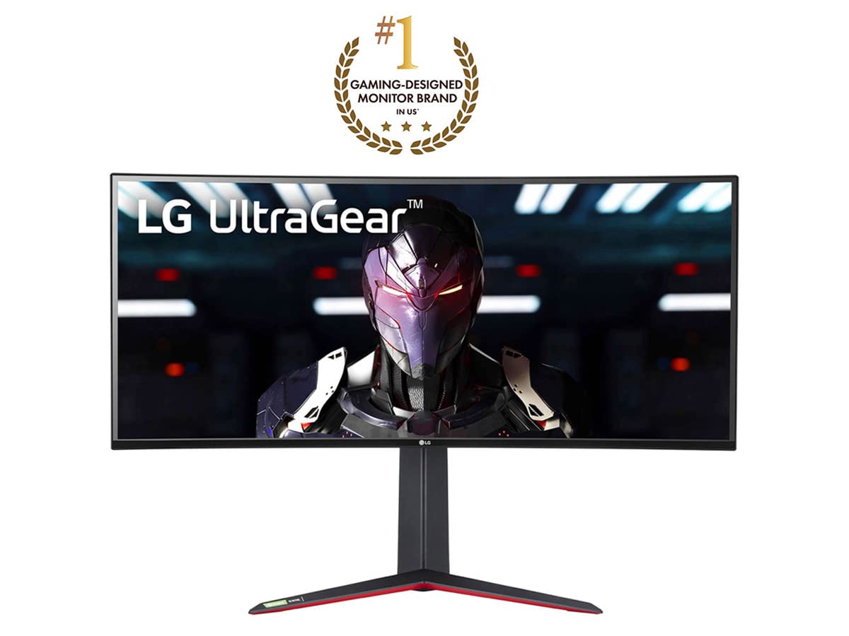 LG 34GN850-B 34 Inch 21: 9 UltraGear Curved QHD (3440 x 1440) 1ms Nano IPS Gaming Monitor with 144Hz and G-SYNC Compatibility - Black