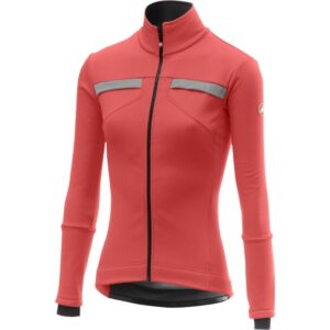 castelli dinamica jacket - women's brilliant pink, l