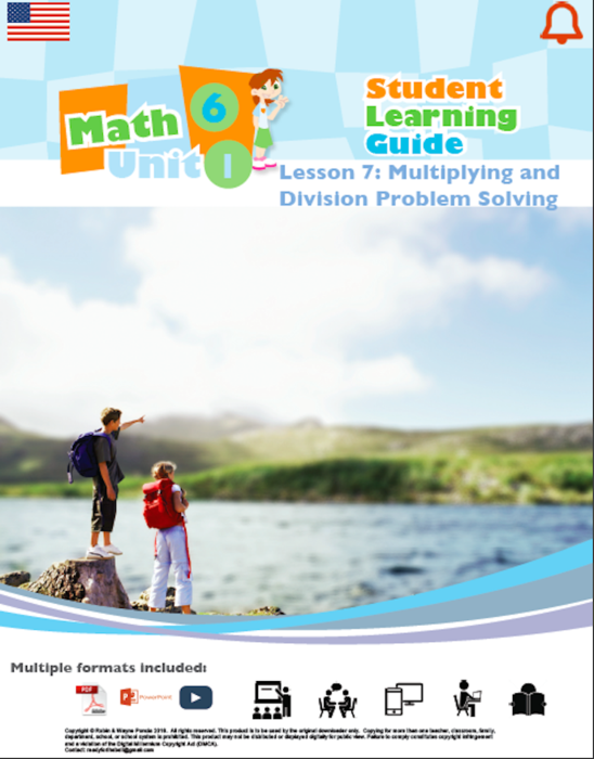 Grade 6: Math: Decimals, Fractions & Rational Numbers: L7: Multiplication & Division Problems 6.NS.B.3