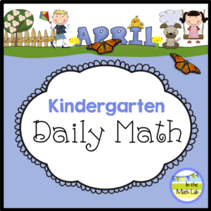 daily math for kindergarten - april